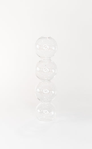 Venus Tall Bubble Glass Vase- Elegant Wedding Decor – Bride and Bloom