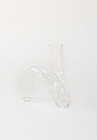 Flora Single Bloom Loop Vase – Elegant Glassware for Weddings – Bride ...